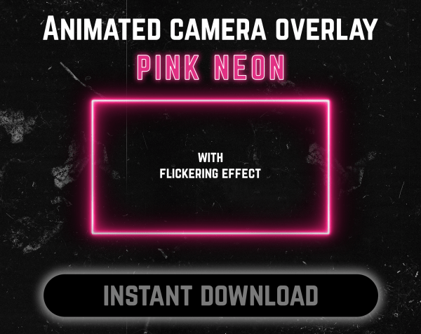 Pink Neon - Webcam Overlay | Oakway Graphics