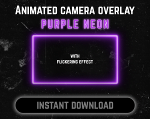 Purple Neon - Webcam Overlay | Oakway Graphics